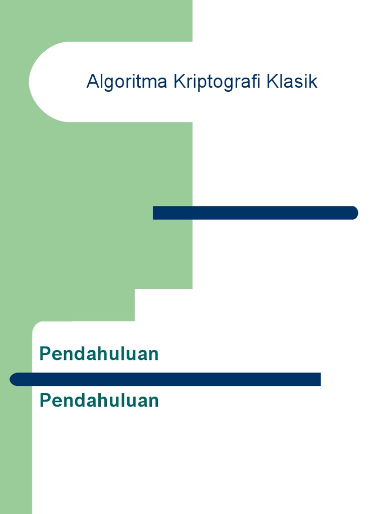Algoritma Kriptografi | PDF