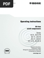 Boge C4... C9 Operating Instructions | PDF | Manufactured Goods | Gases