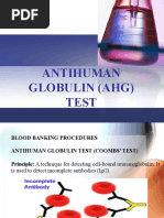5 - Ahg Test | PDF | Clinical Pathology | Hematology