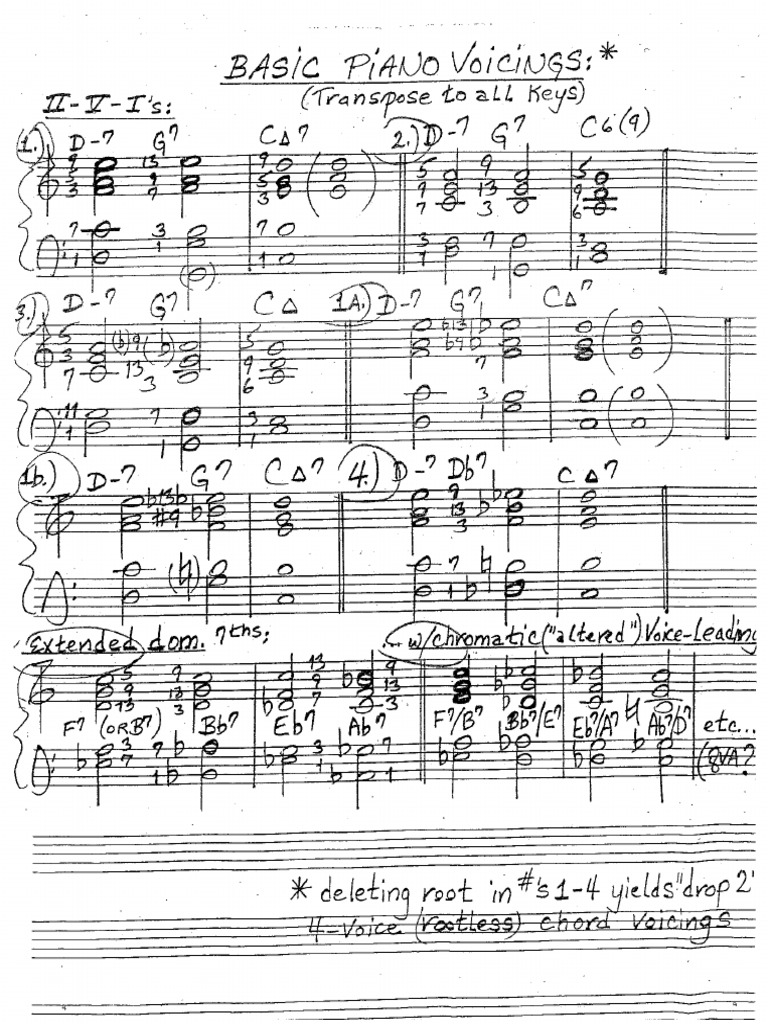 Piano Exercises | PDF