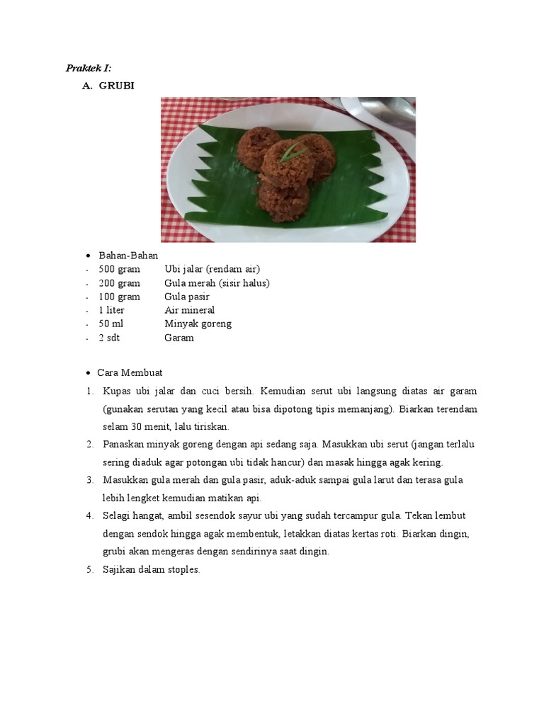 Resep Kudapan Tradisional Nusantara | PDF