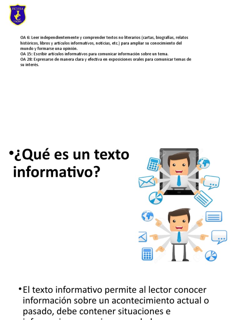 5 Basico Lenguaje Textos Informativo | PDF | Comunicación | Información