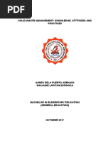 Waste Management Awareness Survey | PDF | Waste Management | Municipal ...