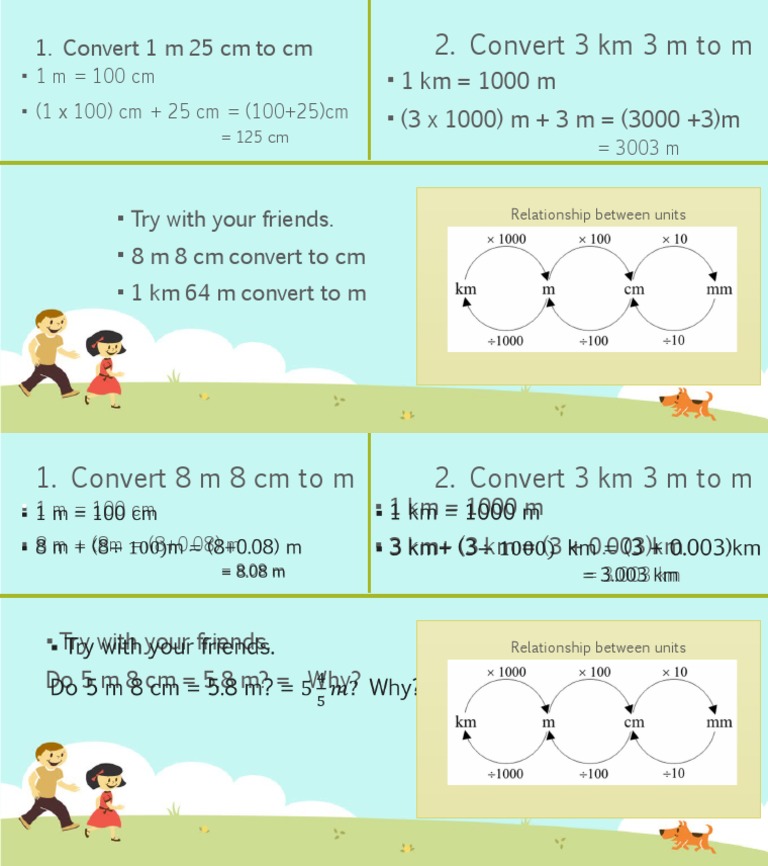 Convert 3 km to Meters | PDF