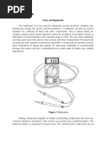Basic Electronics Tools and Equipment | PDF