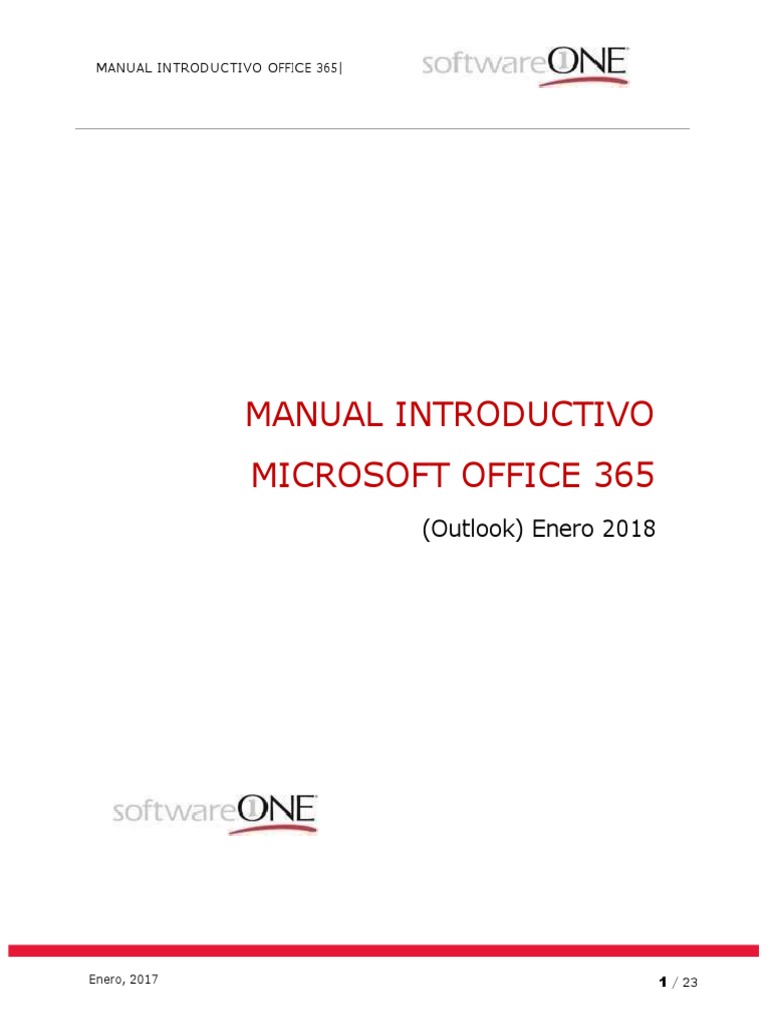 Manual Outlook | PDF | Microsoft Outlook | Oficina 365