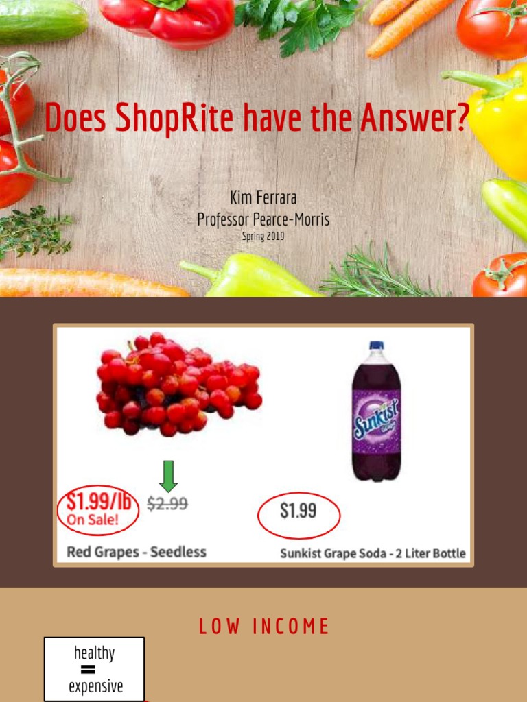 ShopRite's Impact on Low-Income Areas | PDF | Policy | Food And Drink