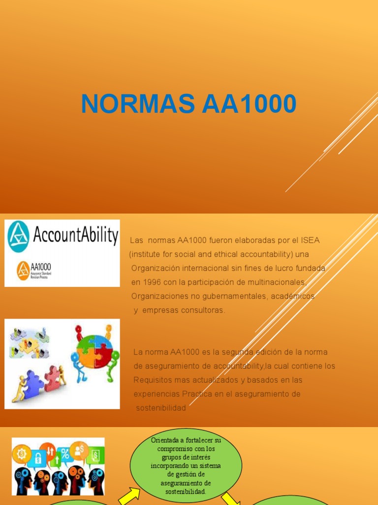 La Norma AA1000 | PDF | Sustentabilidad | Calidad (comercial)