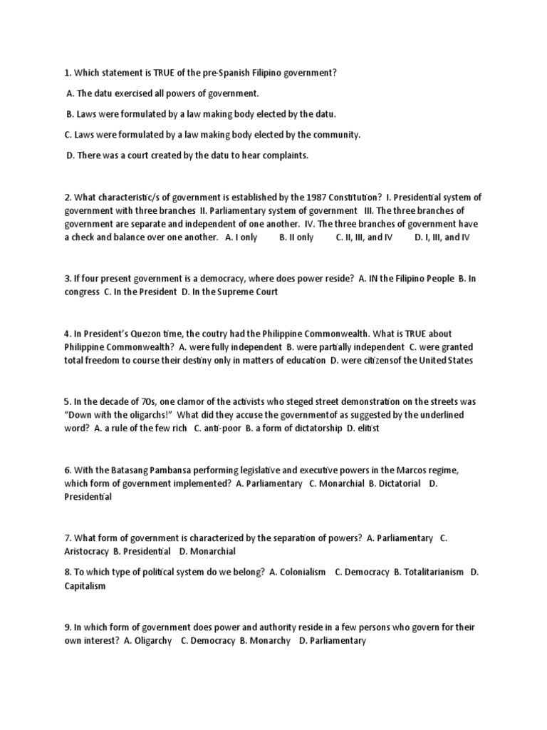 Social Studies | Download Free PDF | Separation Of Powers | Price ...