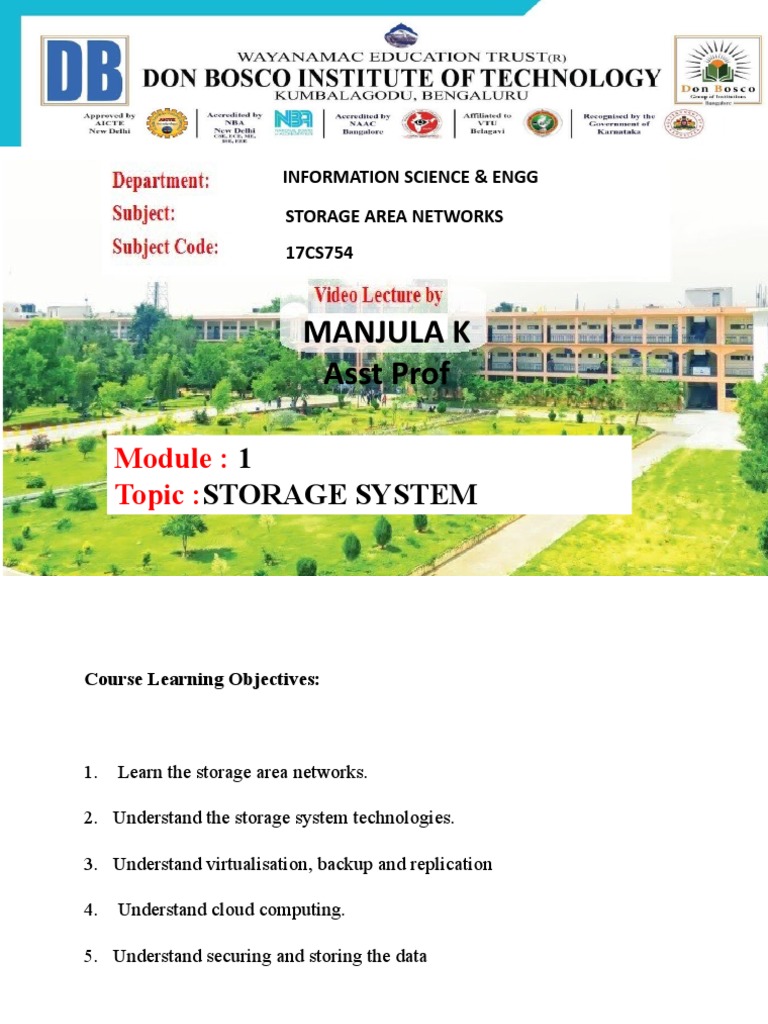 Storage Systems in Information Science | PDF