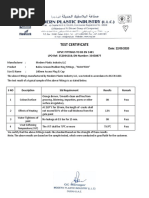 CPVC Pipe Test Report per IS 15778 | PDF | Pipe (Fluid Conveyance ...