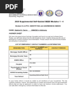DepEd Learning Activity Sheets (LAS) Sample Template | PDF