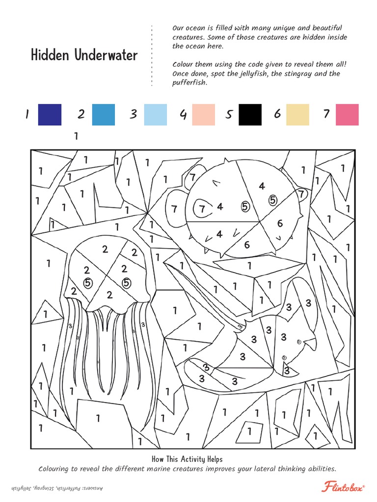 Hidden Underwater | PDF | Aquatic Animals | Nature