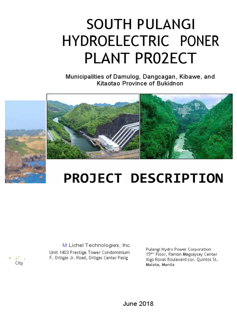 PDS SOUTH PULANGI HEPP Complete AUG2018 | PDF | Hydroelectricity ...