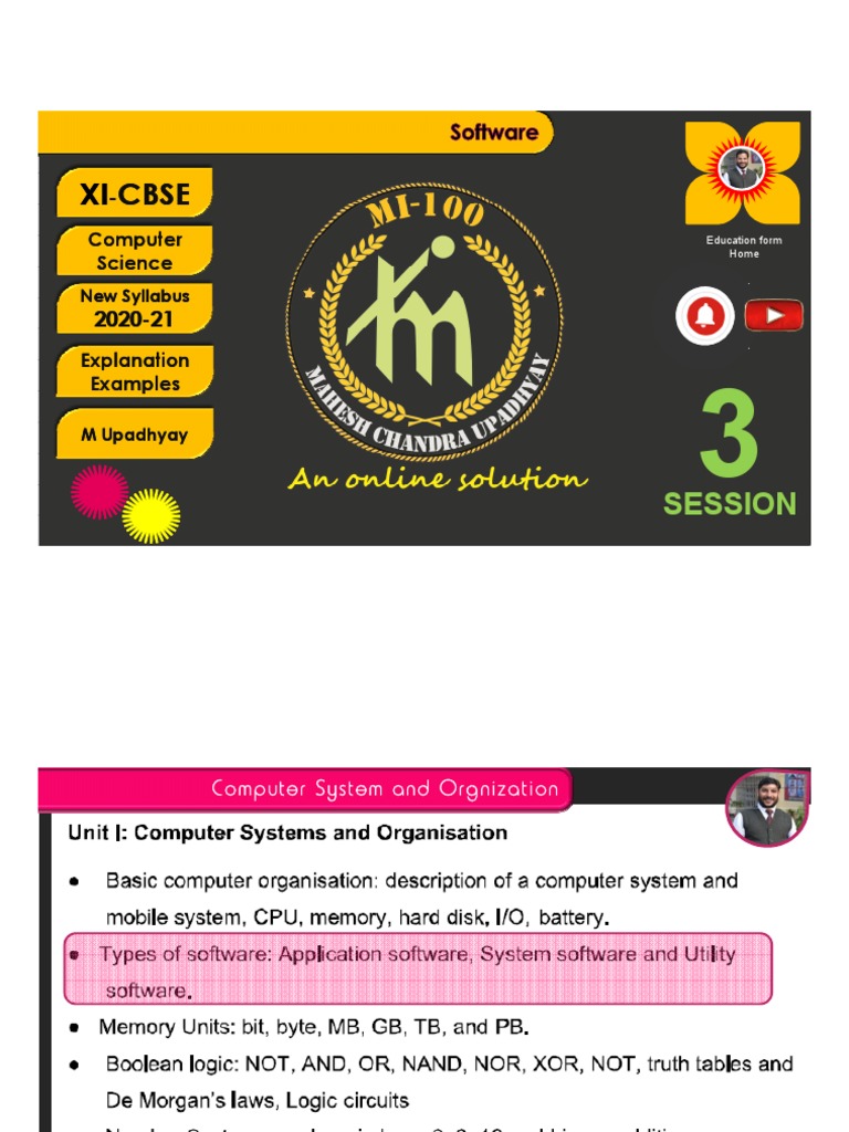 Cbse Cbse: XI XI | PDF | Operating System | Process (Computing)