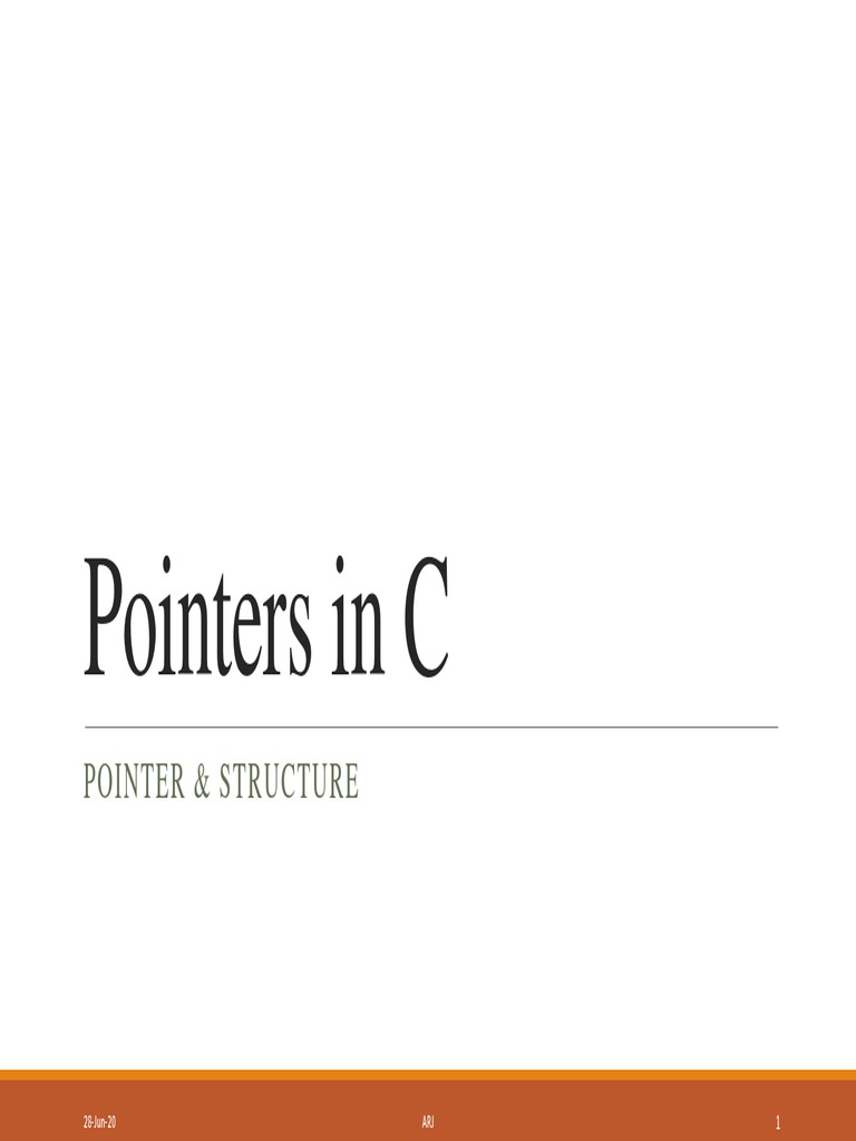Pointer & Structure | PDF