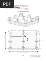 Mat Foundation Design and Analysis | PDF | Structural Engineering | Physics