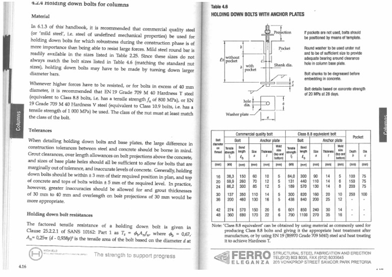 Steel Red Book - HD Bolts | PDF