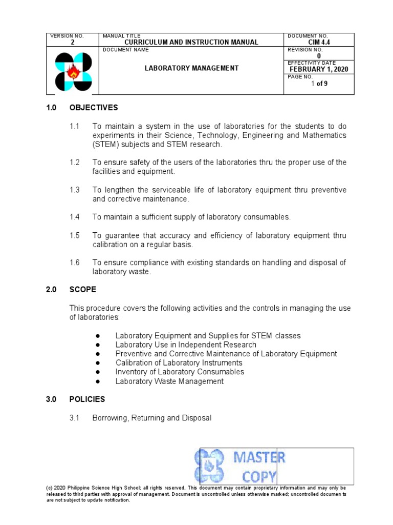 Laboratory Management | PDF | Calibration | Laboratories