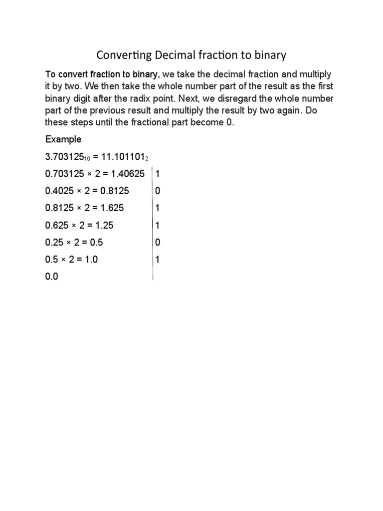 Binary Conversion for Beginners | PDF | Teaching Methods & Materials ...