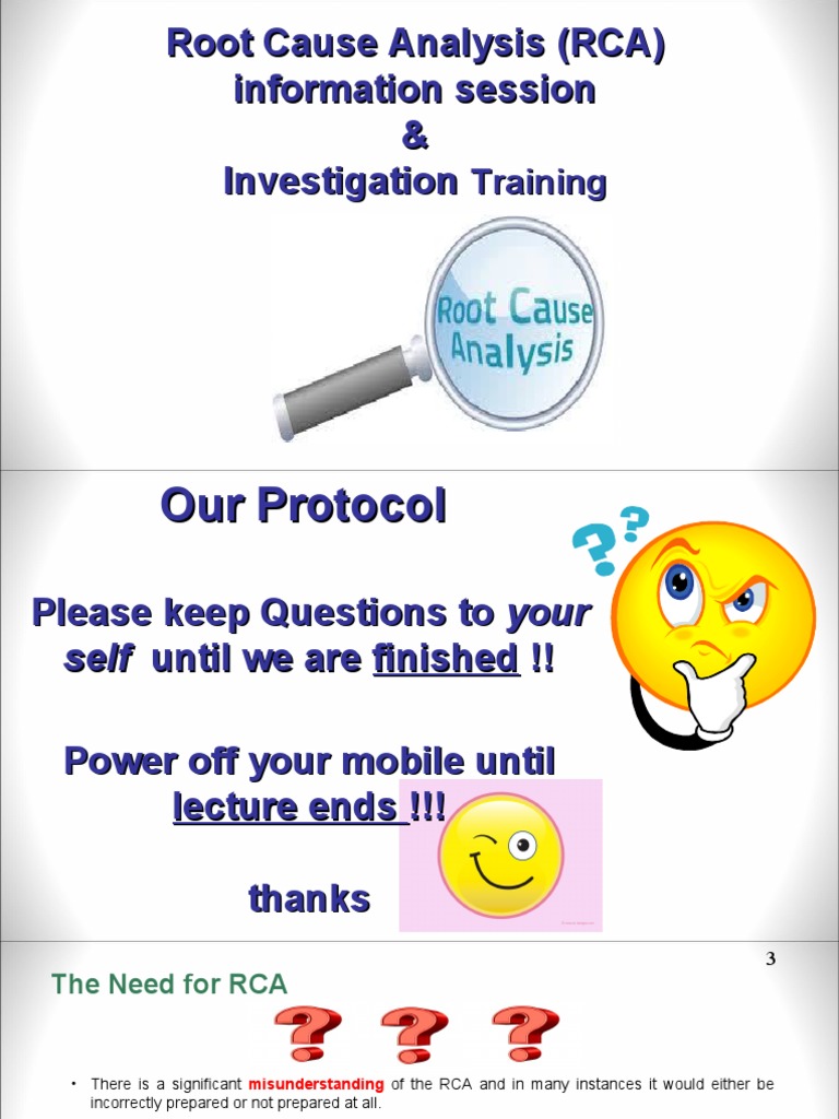 Root Cause Analysis (RCA) Training | PDF | Patient Safety | Memory