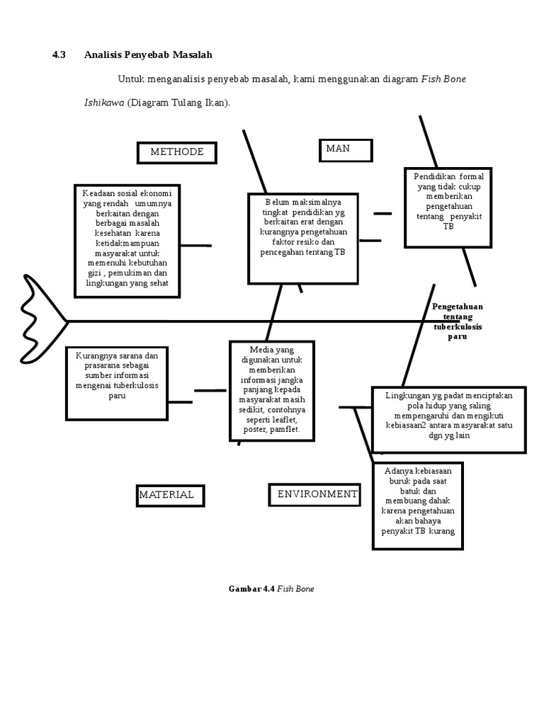 Analisis Fishbone Masalah TB | PDF
