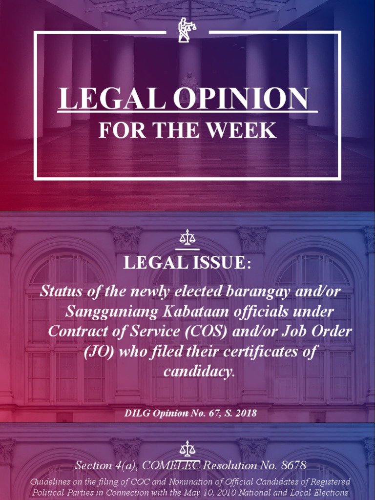 Cos and Jo Filing Coc Lo | PDF | Commission On Elections (Philippines ...