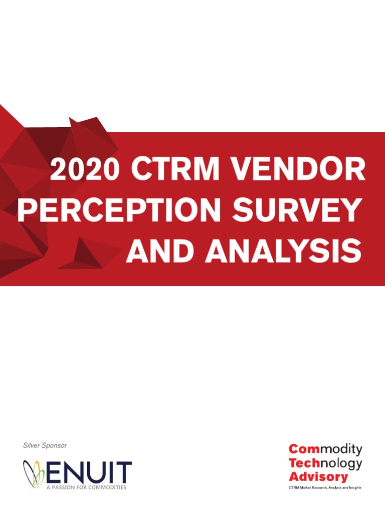 2020 CTRM Vendor Perception Survey and Analysis | PDF | Brand | Leadership