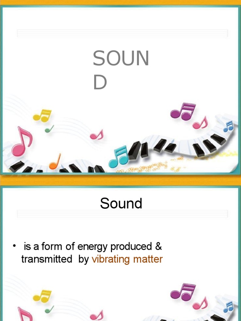 Understanding Sound: Production, Properties, and Speed | PDF | Sound ...
