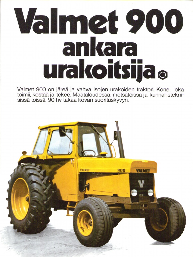 Valmet 900 Esite | PDF