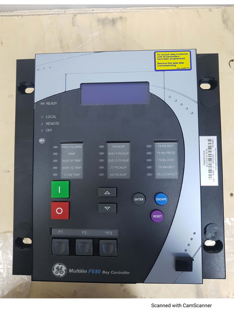 GE Multilin F650 | PDF