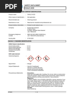 Palmolive Dishwashing Liquid SDS | PDF | Toxicity | Personal Protective ...