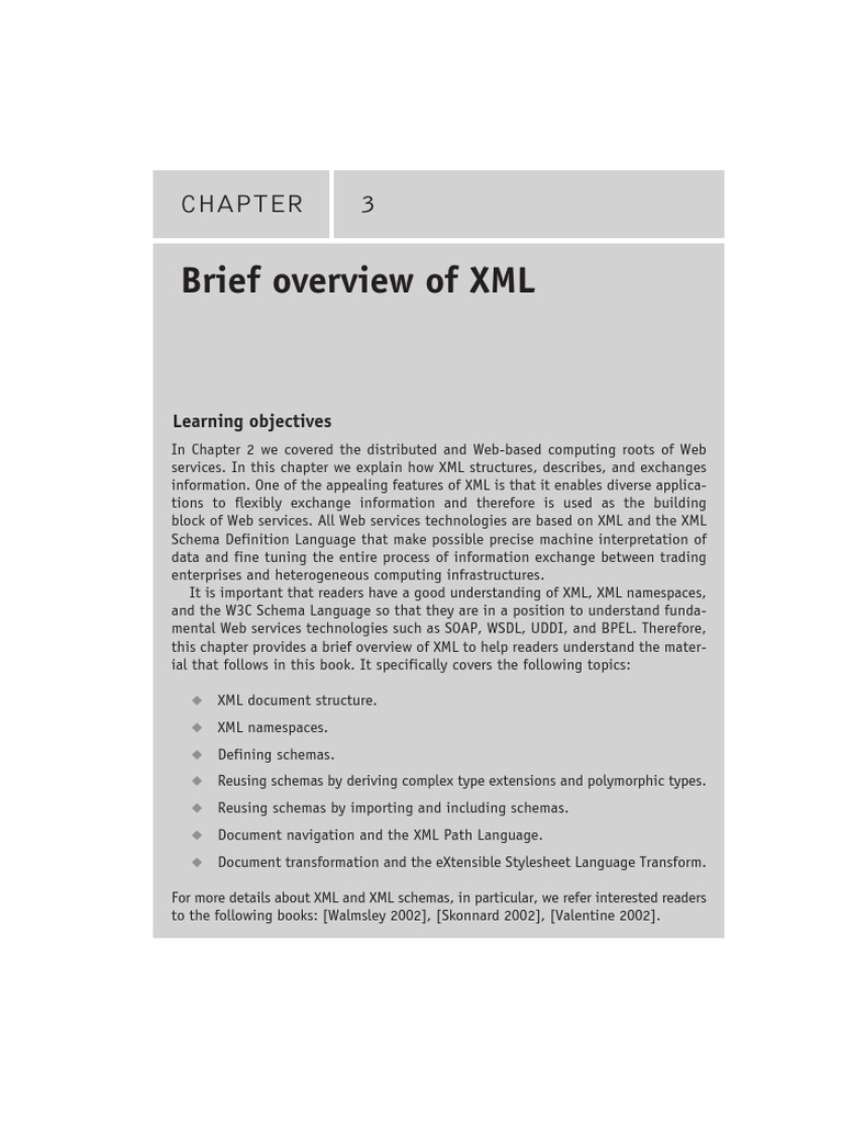Overview of XML | PDF | Xml Schema | Uniform Resource Identifier