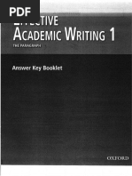 Effective Academic Writing 1 Answer Key PDF | PDF | Oxford University ...