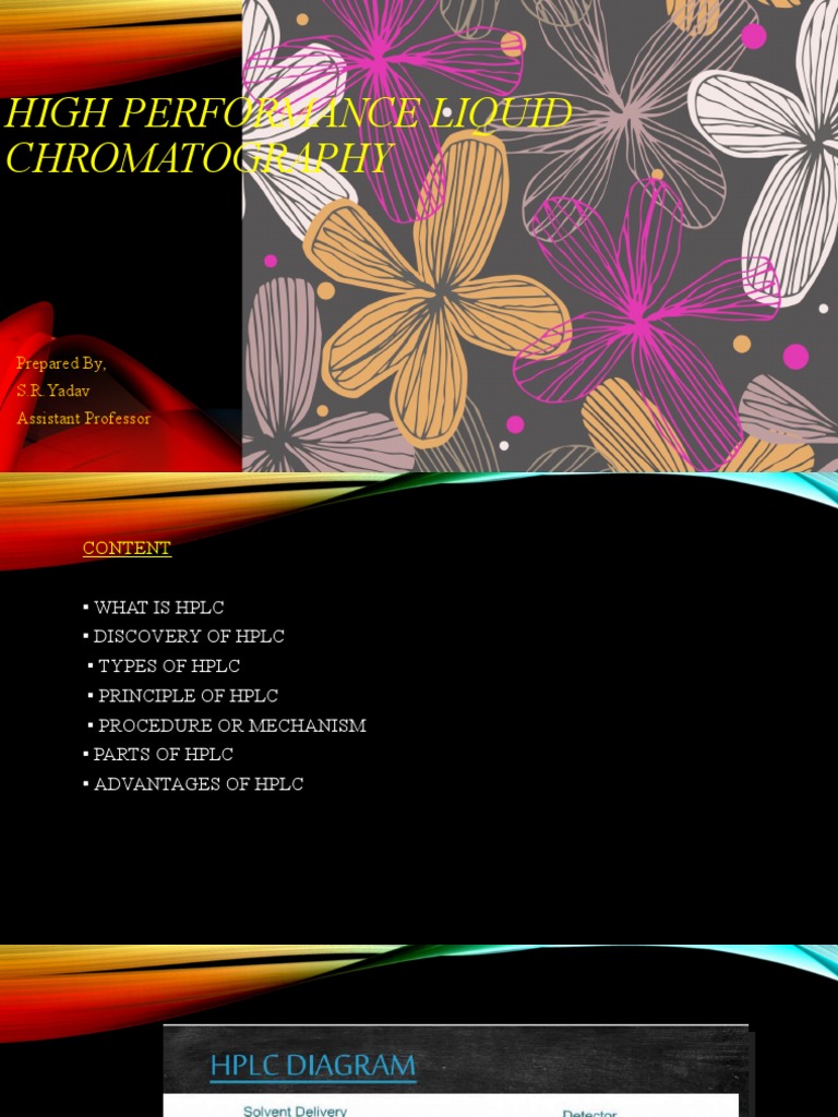 HPLC Chromatography | PDF | High Performance Liquid Chromatography ...