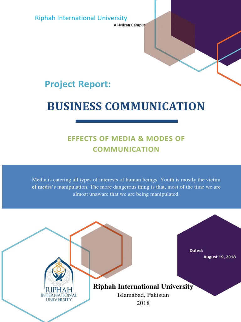 Effects of Media Modes of Communication Final Report | PDF | Mass Media ...