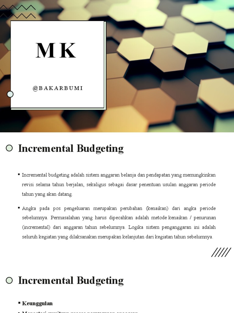 Incremental Budgeting | PDF | Bisnis
