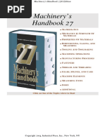 Machinery's Handbook 28 Edition | PDF | Screw | Gear