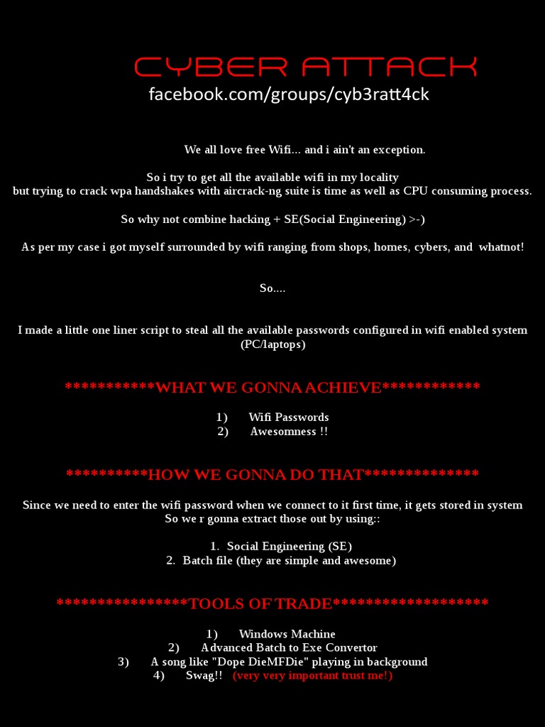 Wifi Stealer Tutorial Pdf Computing Platforms Office Equipment