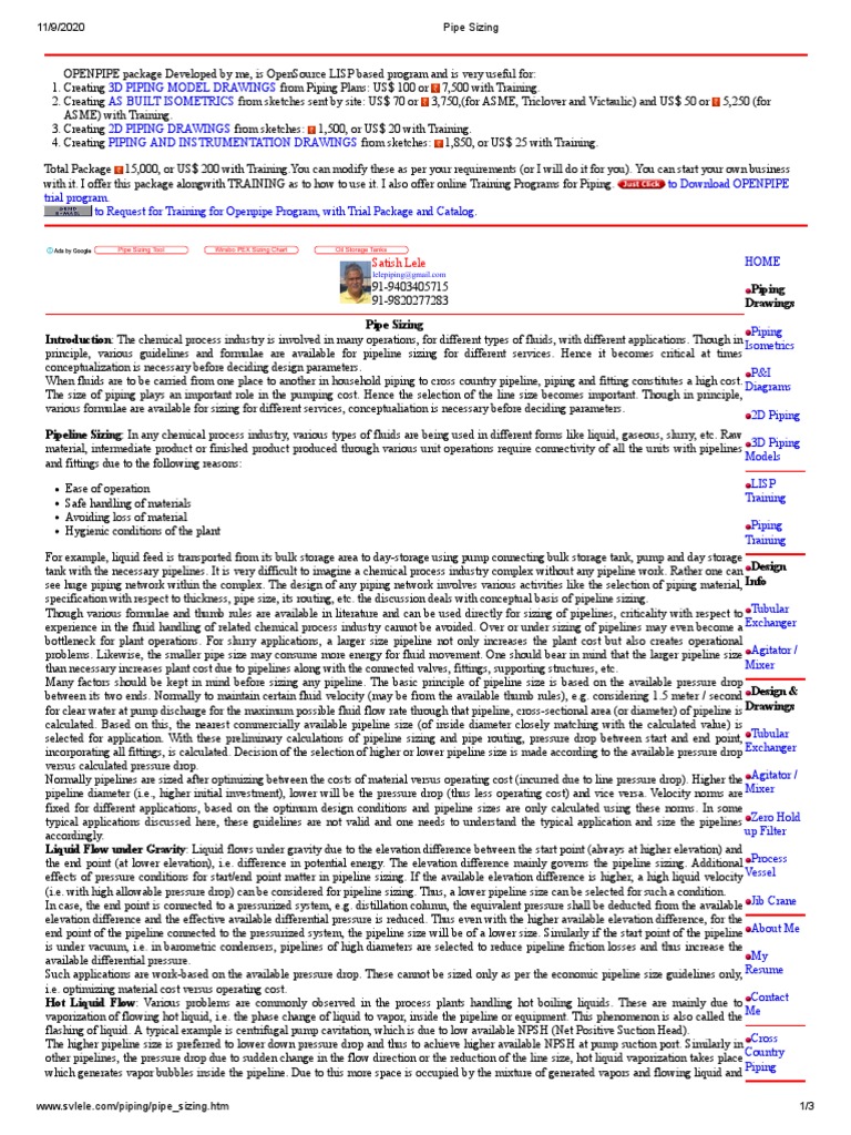 A Comprehensive Guide to Pipeline Sizing for Various Chemical Process ...