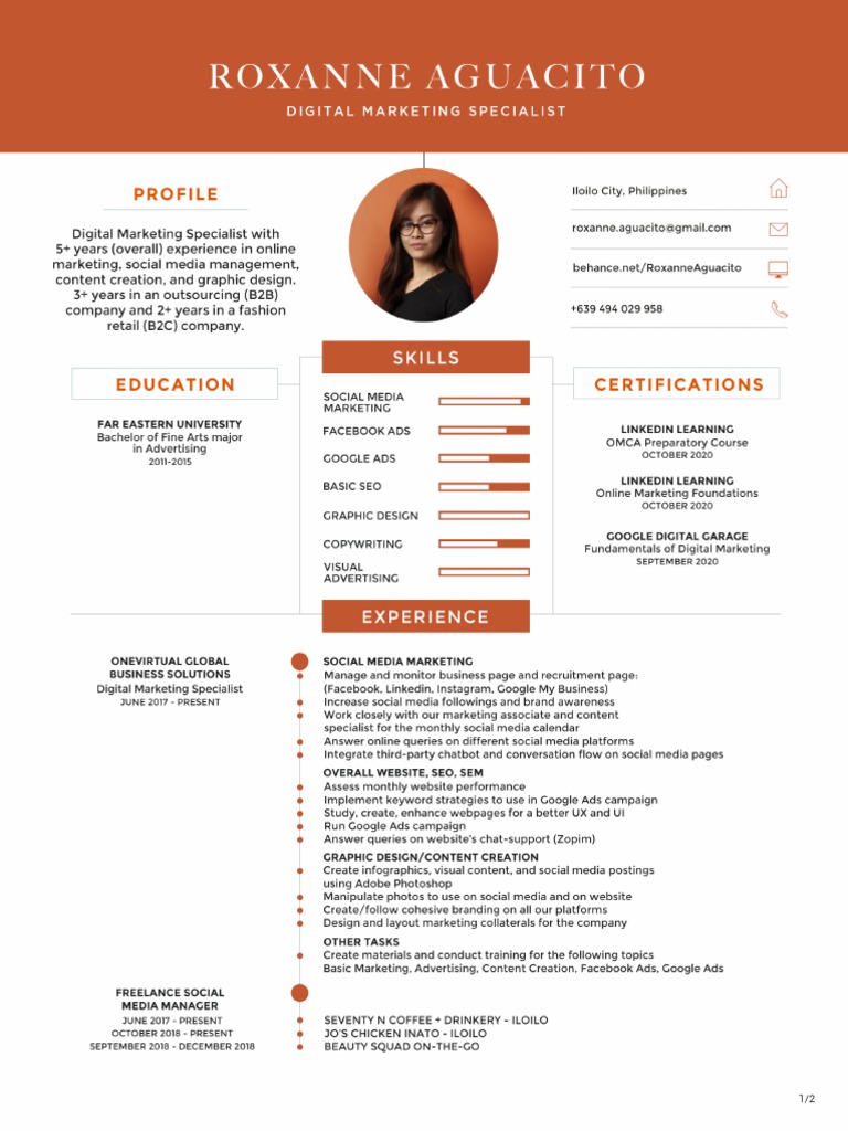 Roxanne Aguacito Resume | PDF