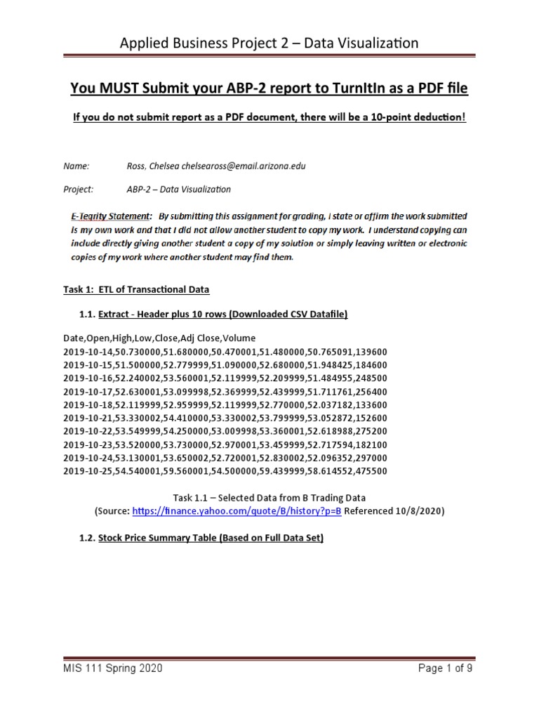 ABP 2 Project | PDF | Stocks | Investor