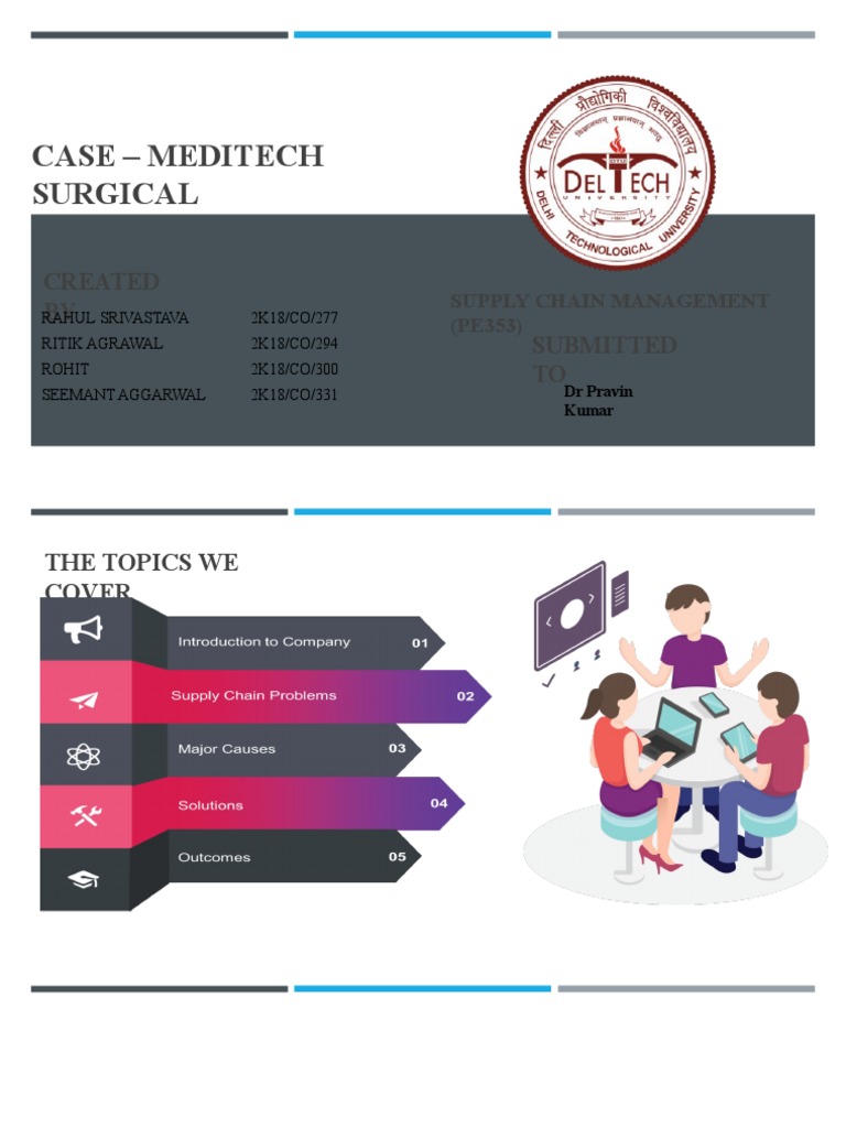 Case - Meditech Surgical: Created BY Submitted TO | PDF | Inventory ...