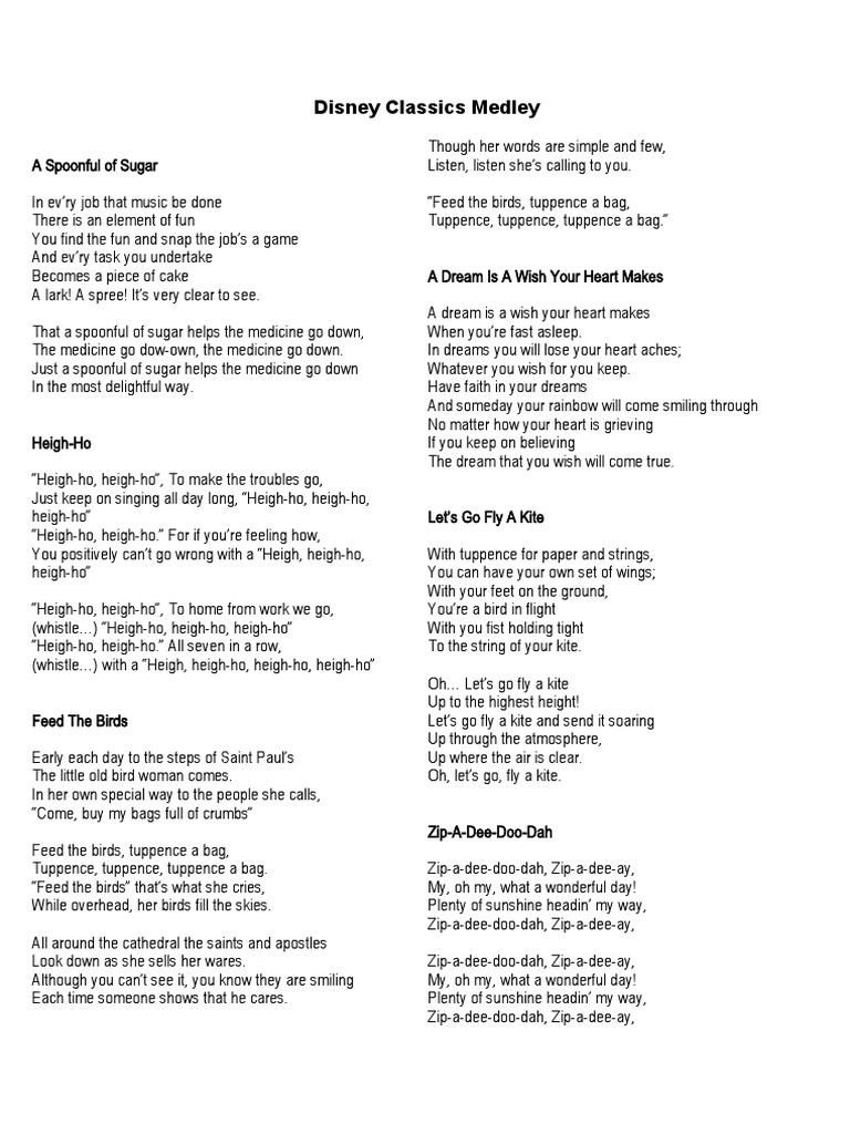 Disney Classics Medley | PDF