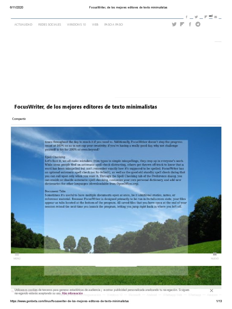 FocusWriter PDF | PDF | Mac OS | Cookie HTTP