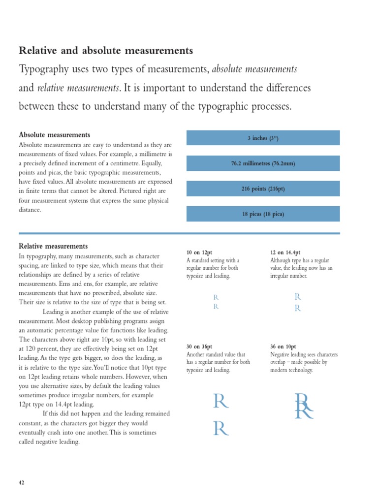 Typography Measurements | PDF | Typefaces | Typography