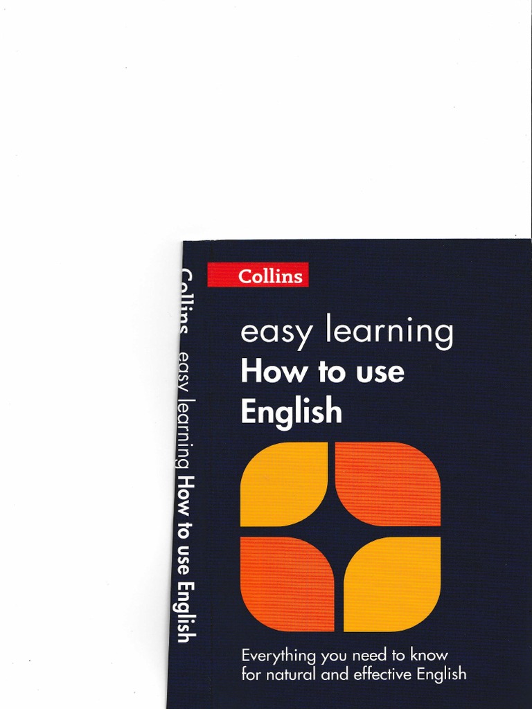 Collins Easy Learning How To Use English | PDF | Verb | Adjective