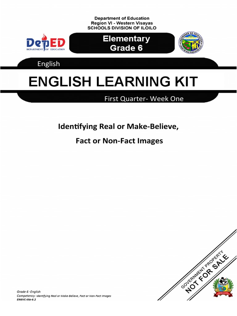 English Learning Kit: Elementary Grade 6 | PDF | Imagination | Learning