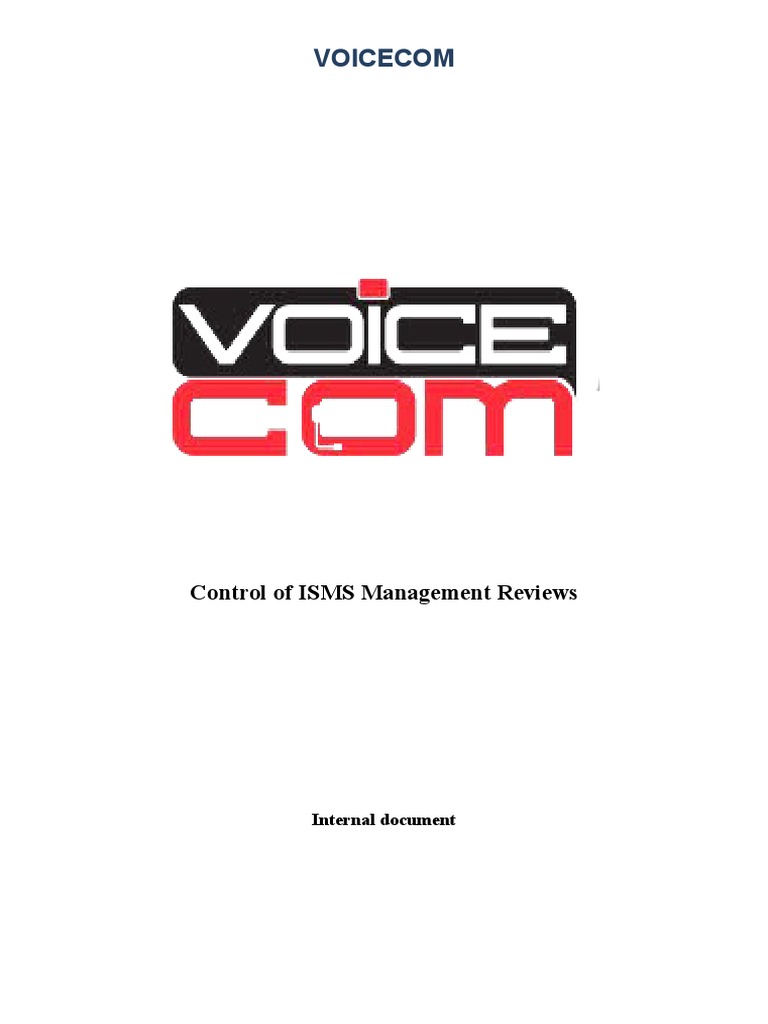 ISMS Control of Management Reviews | Download Free PDF | Information ...