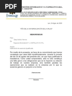 7 Modelo de Llamado de Atencion | PDF